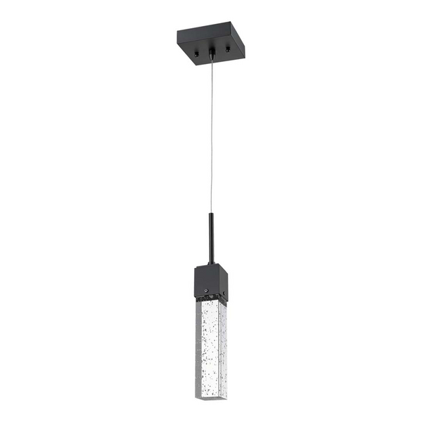 Pixi 1-Light Illuminated Glass Cube Pendant - HOMEnhancements
